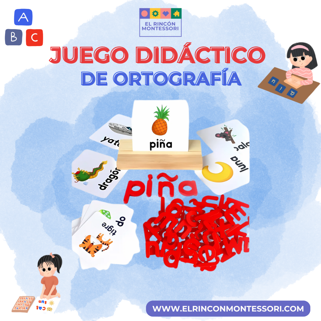 Juego Didáctico De Ortografía – El Rincón Montessori